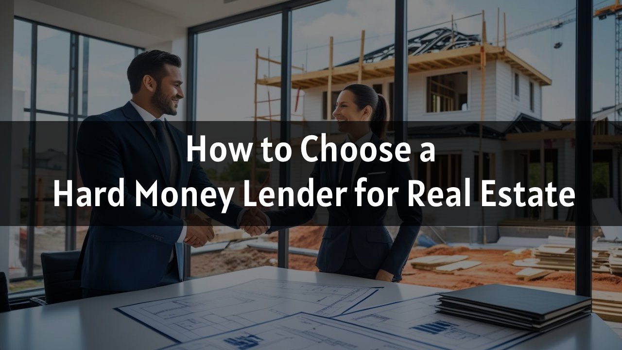 How to Choose a Hard Money Lender for Real Estate